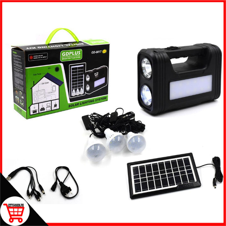 City Goods GDLITE GD8017 Solar Lighting System / Baratilla | Lazada PH