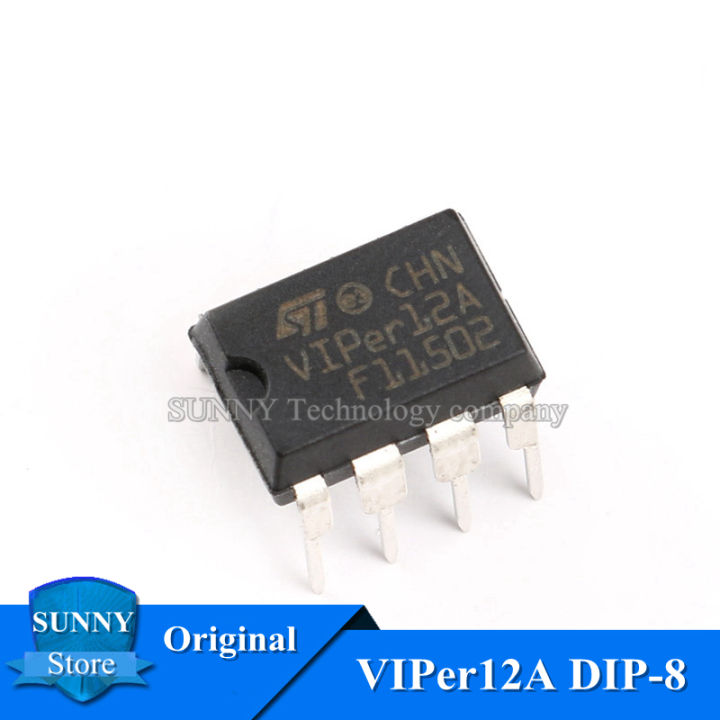 10ชิ้นเดิม VIPER12A DIP-8 VIPER12 DIP8สวิตช์จ่ายไฟสลับ (SMPS) ควบคุมใหม่เดิม | Lazada.co.th