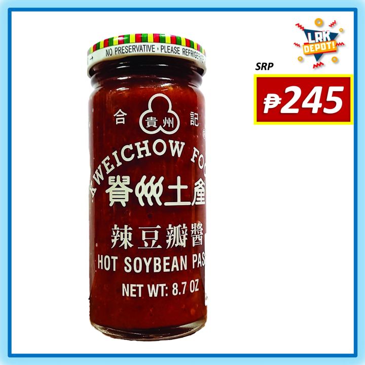 Kweichow Foods Hot Soybean Paste (8.7 oz / 245 g) - Preserved Kwei Chow ...