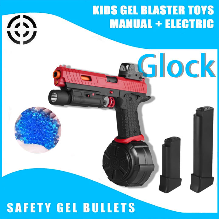 Glock Gel Blaster gun Fully Automatic Electric Toy Pistol Outdoor Team ...