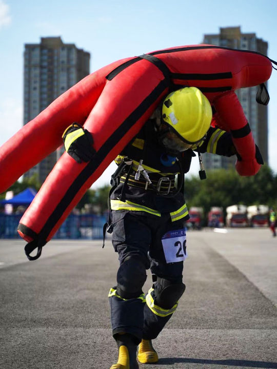 Fire training dummy MMA mixed fighting Sanda doll humanoid sandbag ...