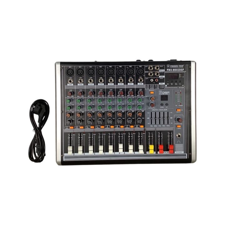 PROEUROTECH PMXM802DSP เพาเวอร์มิกเซอร์สเตอริโอ PMX-M802DSP PMX M802DSP ...