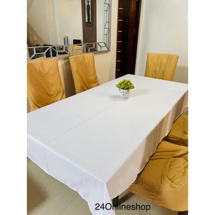 BRIGHT Plain White Tablecloth US KATRINA for longtime use / catering ...