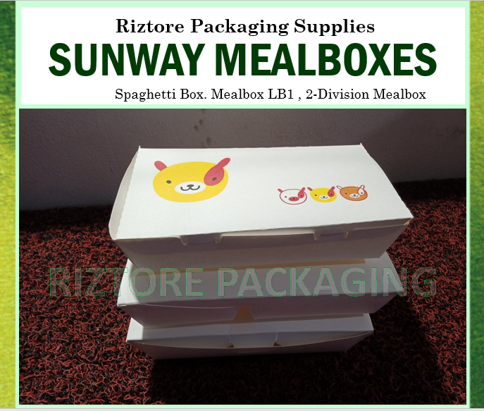 Sunway White Mealbox Lb1 2 Division And Spag Box 50pcs Pack Lazada Ph