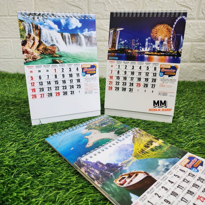 KALENDER MEJA / KALENDER DUDUK TAHUN 2025 MDA / KALENDER MEJA TERBARU ...