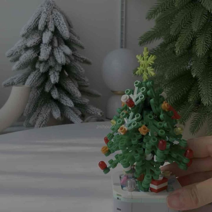 [พร้อมส่ง] Jnihouse : Little Christmas Tree Bricks ตัวต่อต้นคริสต์มาส ...