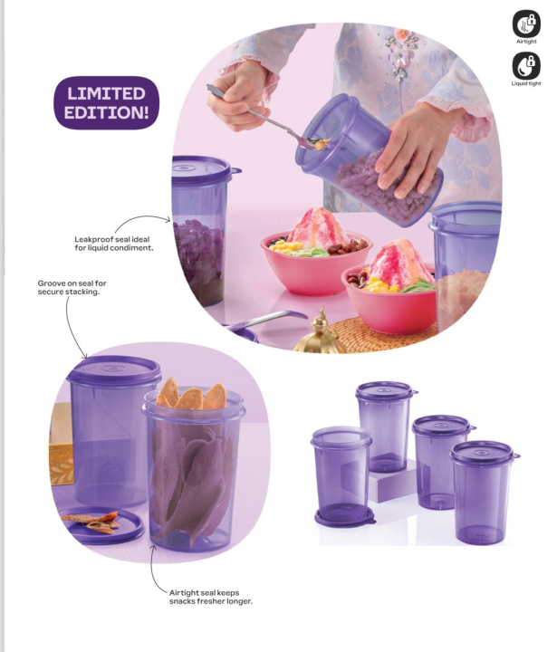 Tupperware Cheerio Quad (4) 1.0L | Lazada