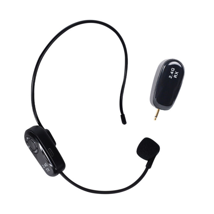 Wireless Microphone Headset Noise Reduction Ear Meeting Teaching Mic ...