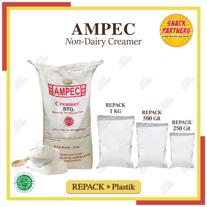 Non - Dairy Creamer AMPEC Repack 250 gr / 500 gr / 1 kg - Krimer Bubuk ...