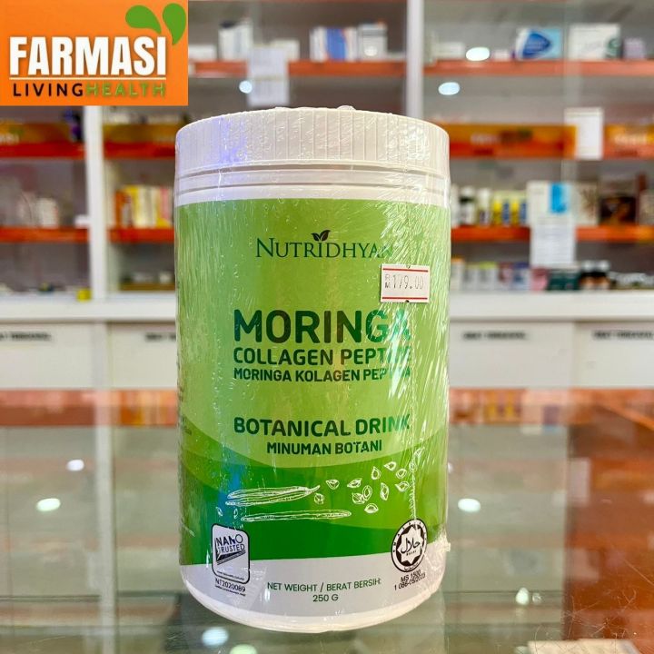 NUTRIDHYAN MORINGA COLLAGEN PEPTIDE BOTANICAL DRINK 250G | Lazada