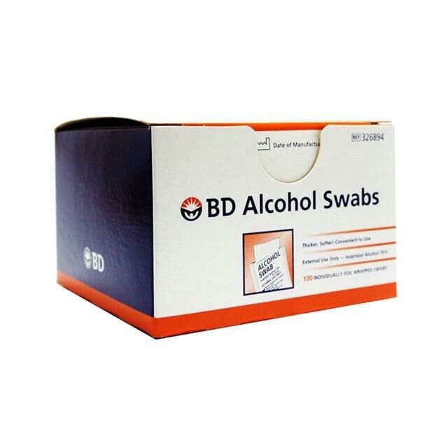 BD Alcohol Swab 100'S | Lazada