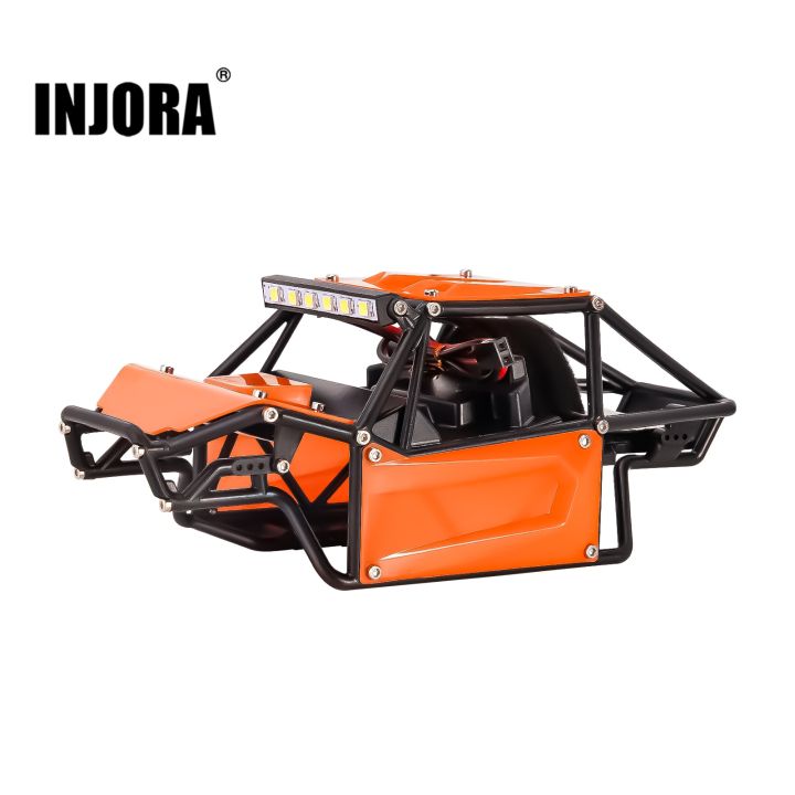 INJORA Nylon Rock Buggy Shell Chassis Kit For 1/24 RC Crawler Car Axial ...