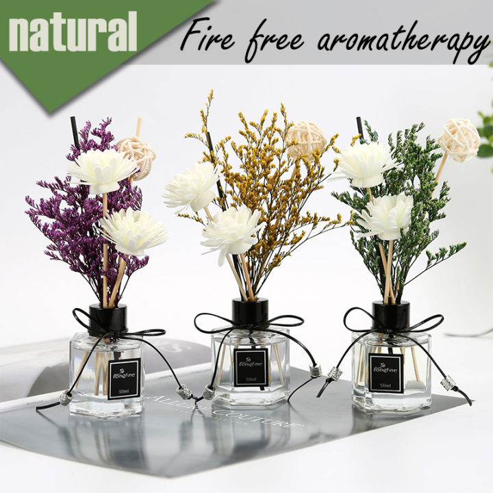 50ml Household Dried Flower fragrance Air Freshener Dried Flower aromatherapy Household ...
