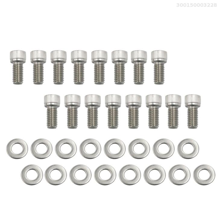 SBF HEADER BOLTS STAINLESS STEEL KIT SMALL BLOCK Replacement for FORD ...
