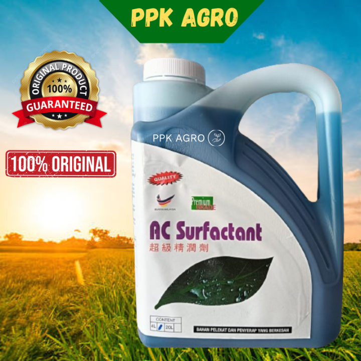 4L AC SURFACTANT AGR SMART GAM PELEKAT RACUN BAJA FOLIAR/ SURFACTANT ...