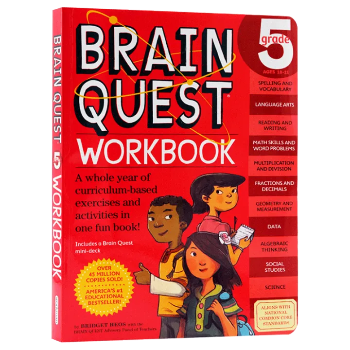 Brain Quest Workbook: Grade 5 Paperback by Bridget Heos | Lazada PH