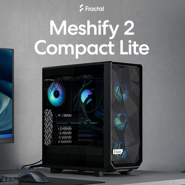 Fractal Design Meshify 2 Compact Light ATX Case | Lazada Singapore