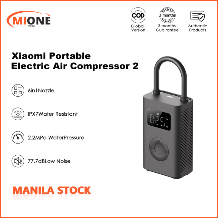 Xiaomi Air Pump 2 Portable Digital Electronic Compressor 150PSI ...