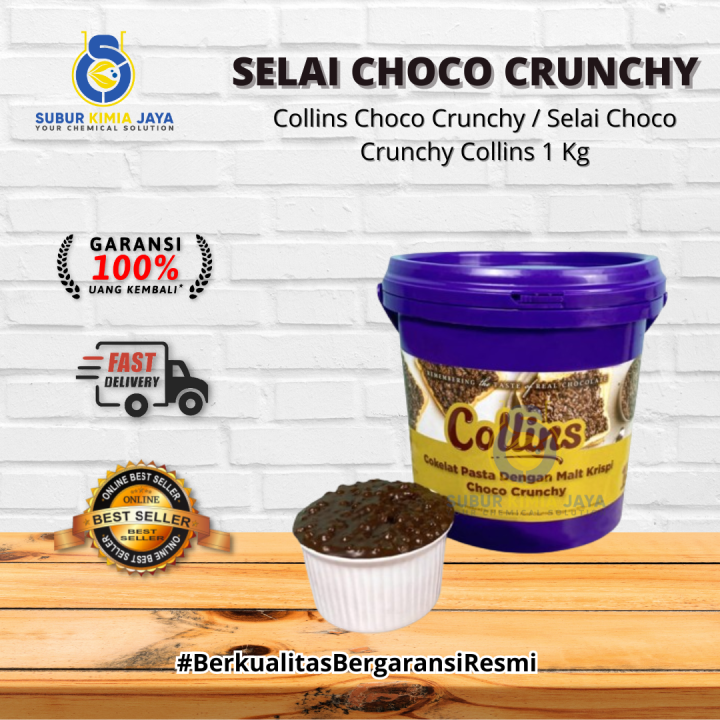 Collins Choco Crunchy 1KG / Selai Choco Crunchy Collins | Lazada Indonesia