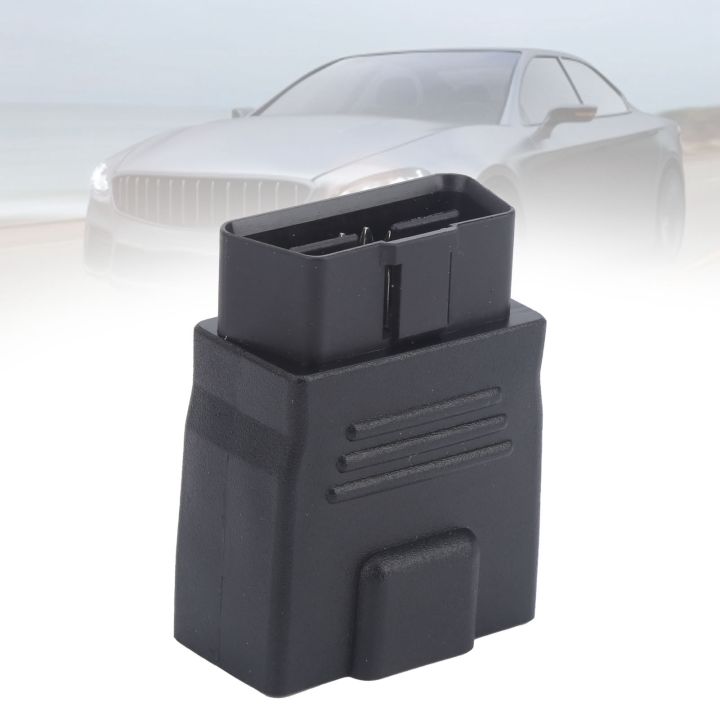 16Pin OBD2 Plug Adapter Male to Female ABS Plastic Code Reader Fault ...