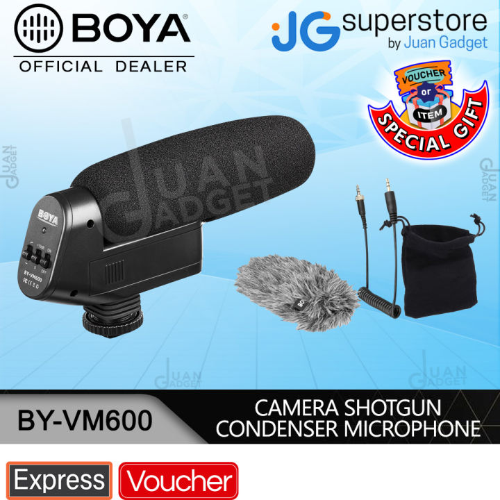 Boya BY-VM600 Cardioid Directional Condenser Microphone Mic for Camera ...