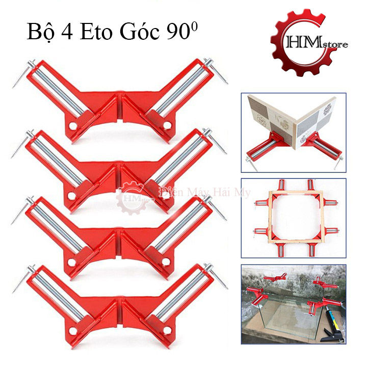 Bộ 4 Kẹp Góc Vuông Đa Năng 90 Độ Cao Cấp HẢI MY STORE | Lazada.vn