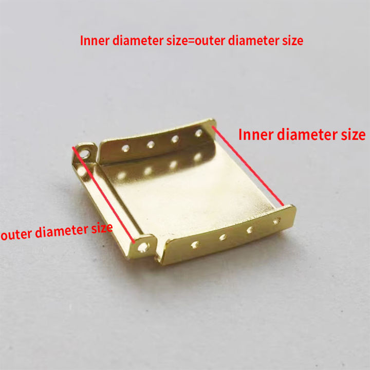 1pcs Steel Watch Strap Bracelet Extender Clasp Extension With Step Gold ...
