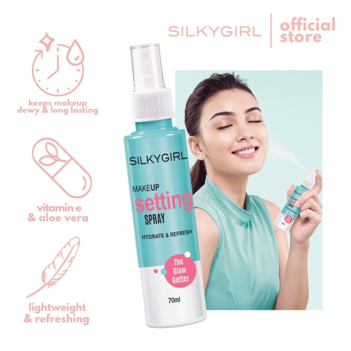 Silky Girl Makeup Setting Spray - Hydrate & Refresh | Lazada