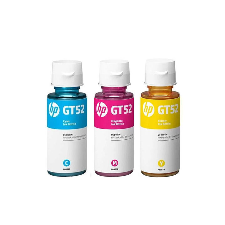 HP GT52 70ml Original Ink Bottles Cyan/Magenta/Yellow | Lazada PH