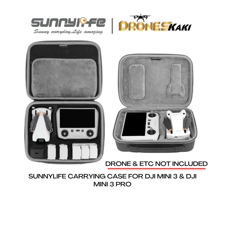 Sunnylife DJI Mini 3 Pro Carrying Case, Drone Body/Multi-Use Combo Case ...