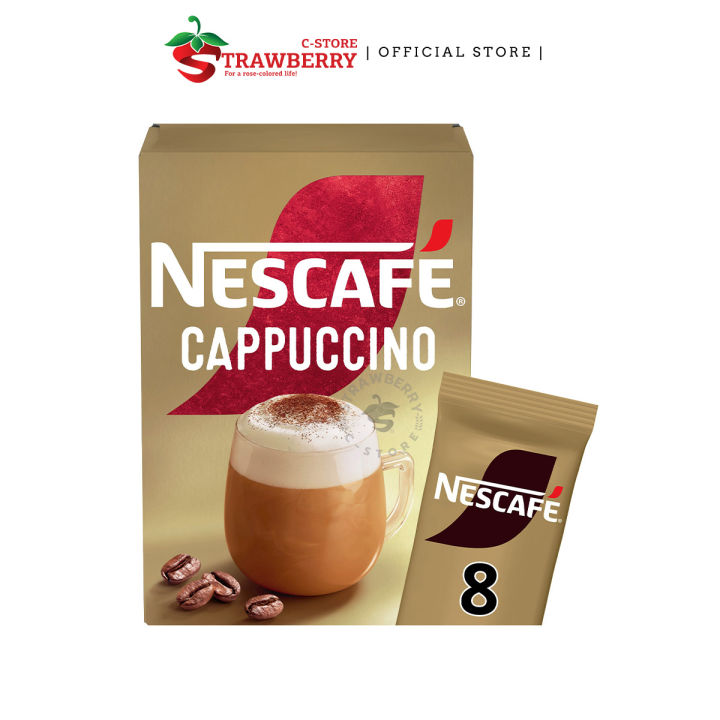 Cà Phê Hòa Tan Nescafe Cappuccino, Hộp 8 Gói x 15.5g, 124g | Lazada.vn