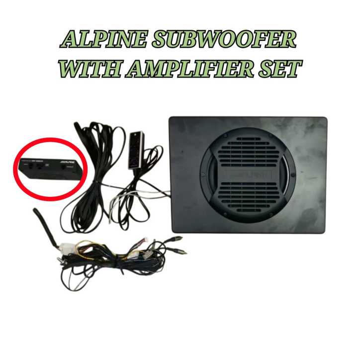 Subwoofer / Sub Woofer / Amplifier Alpine Sub Woofer / Subwoofer With ...