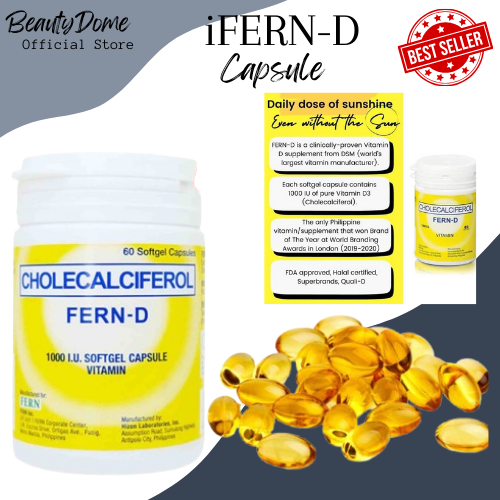 New IFERN Fern d vitamins product original 60 capsules and 120 capsule LEGIT | Lazada PH
