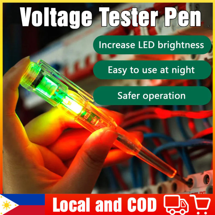 Voltage Tester Pen 24-250V Induction Power Detector Pen Electrical ...