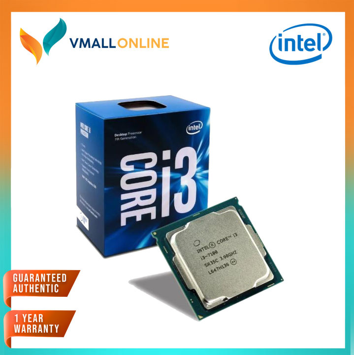 Intel Core i3 7100 / i3-7100 7th Gen Core Desktop Processor 3M Cache ...
