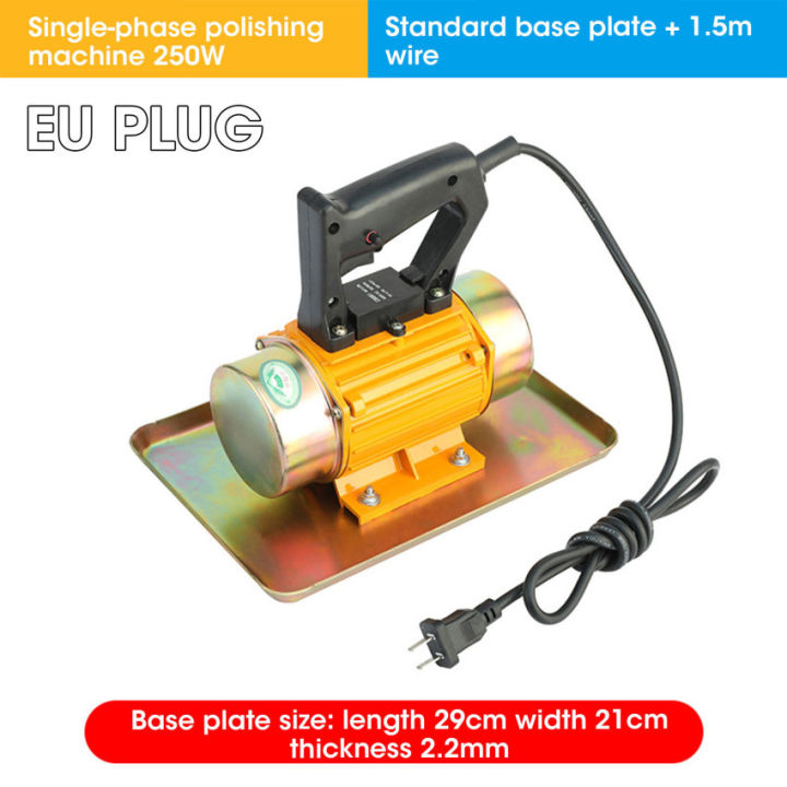 250W 200KG Electric Concrete Vibr-ator Flat Plate Trowel Handheld ...