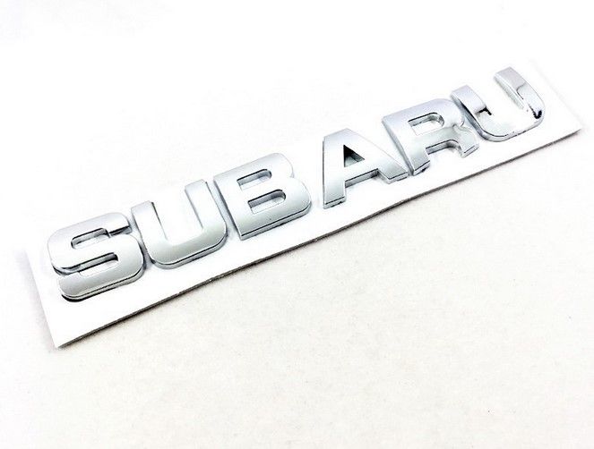 โลโก้ ซูบารุ ตัวอักษร ติดด้านหลัง SUBARU Letter Logo Car for wrx xv ...