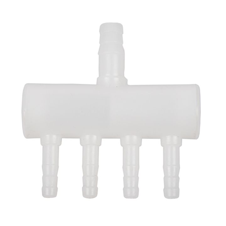 Plastic 4 Way Aquarium Oxygen Tube Fitting Splitter Manifold Tap Valve ...