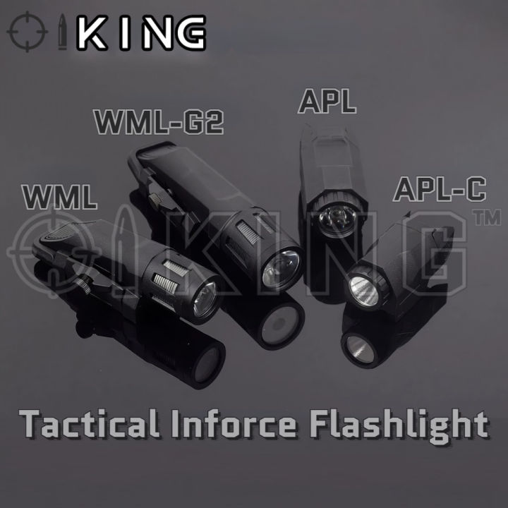 Oiking Tactical Inforce WML APL APL-C Masterfire M3X Wea-pon G-un Light ...