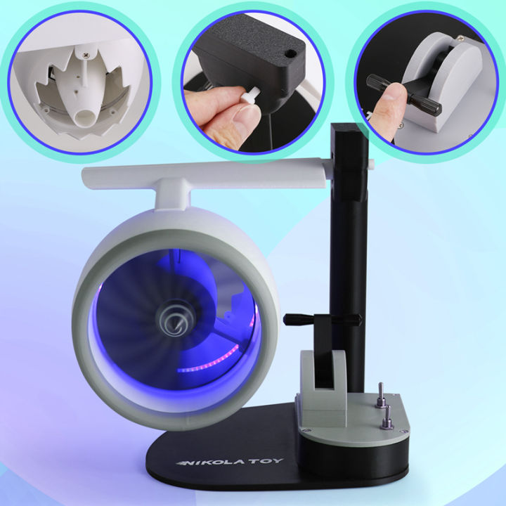 USB Jet Fan Desktop Turbofan Engine Fan 3D Printed Turbo Jet Ventilator ...