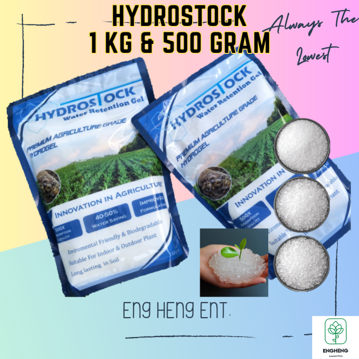 Hydrostock 500gram 1kg | Hydrogel | Gel Penyimpanan Air | Water ...