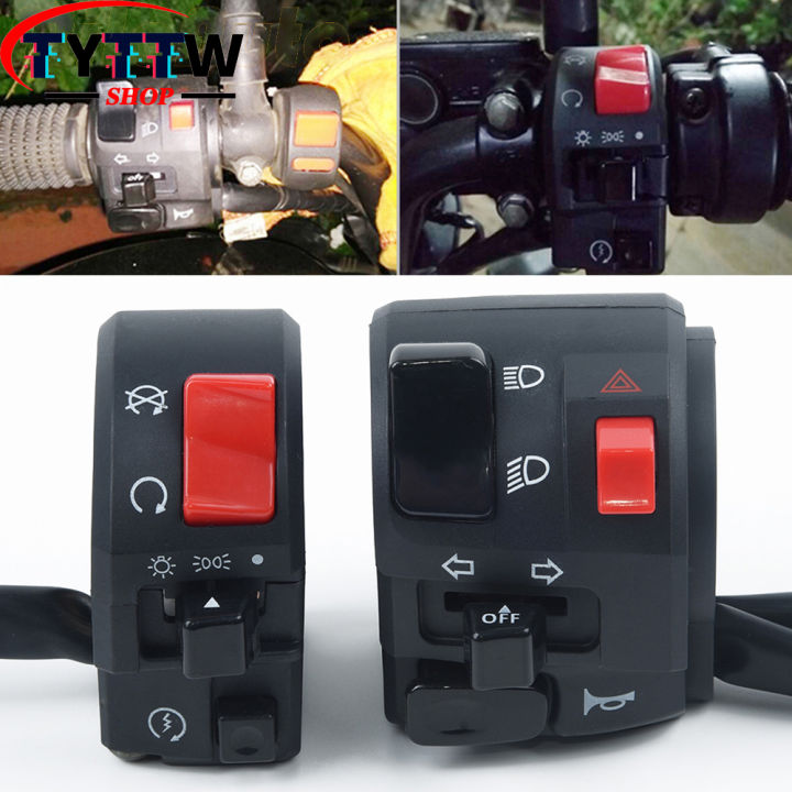 HOL 2PCS Motorcycle Handlebar Handle Switch Universal ON/OFF Control ...