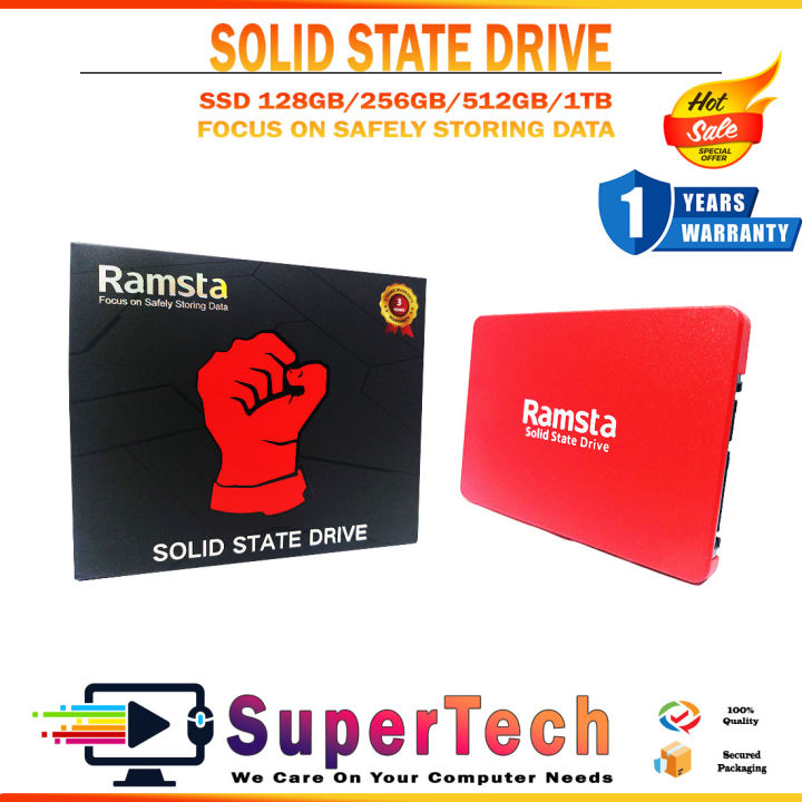 Ramsta S800 2.5" SATA 3 SSD 128GB / 256GB / 512GB Solid State Drive for ...