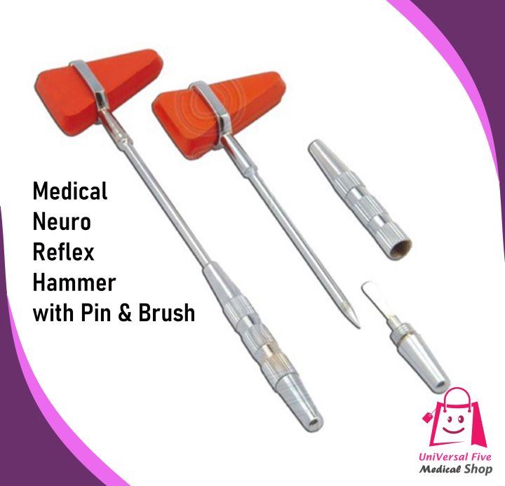 Neuro Hammer Neuro Reflex Hammer with Pin and Brush | Lazada PH