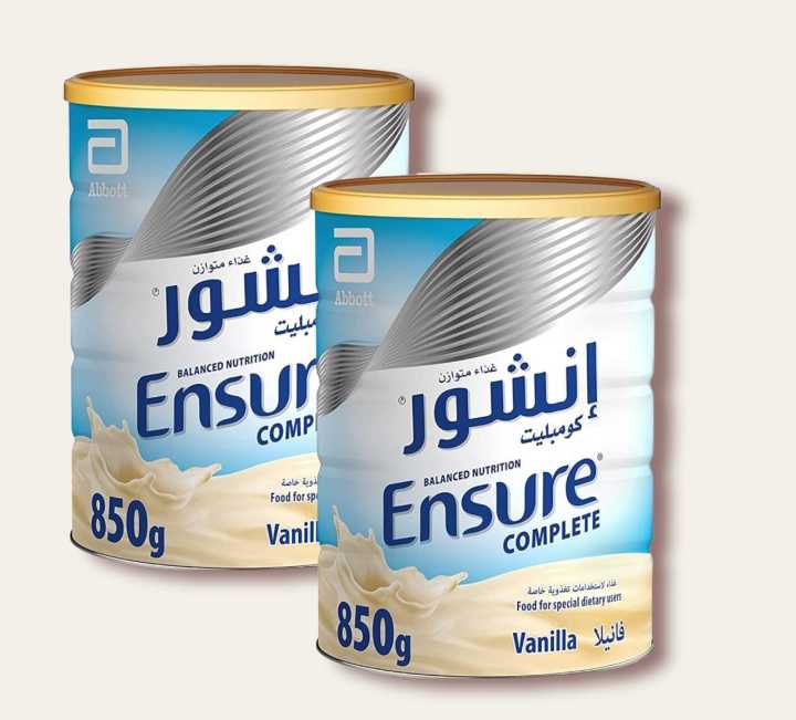 2 Cans NEW PACKAGING ENSURE COMPLETE VANILLA FLAVOR 850g| EXPIRATION 2025 | Lazada PH