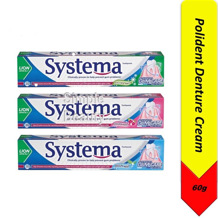 Systema Gum Care Toothpaste Breezy Icy Cool Sakura Mint, 160g | Lazada Singapore