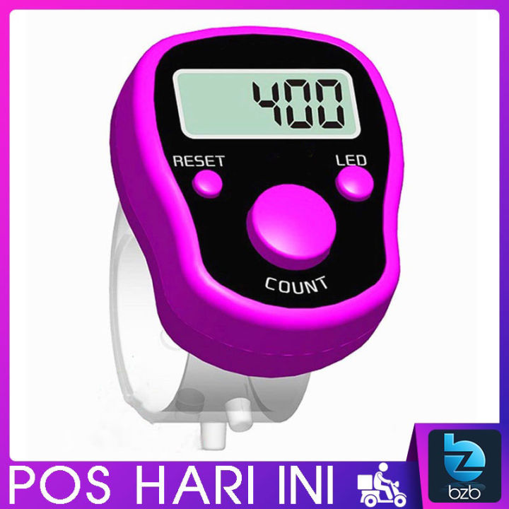 Electronic Finger Counter 5 Digital LED Light Ring Hand Tally Counter ...