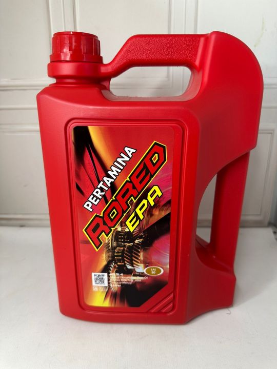 Oli Transmisi SAE 90 Pertamina Rored EPA 4 Liter Original | Lazada Indonesia