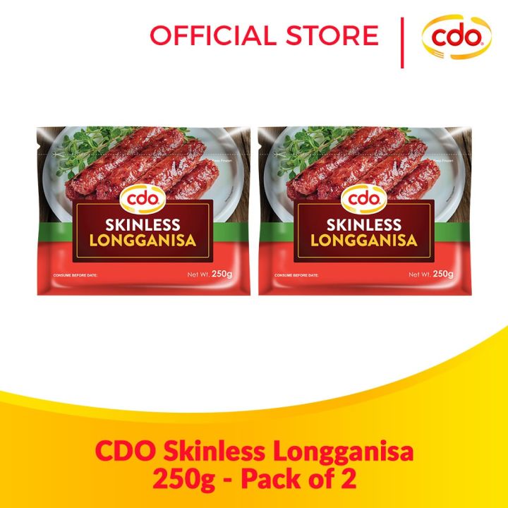 CDO Skinless Longganisa 250g - pack of 2 | Lazada PH