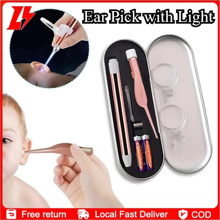Ear Pick with Light Ear Wax Removal Tool for Kids and Adults Earwax ...